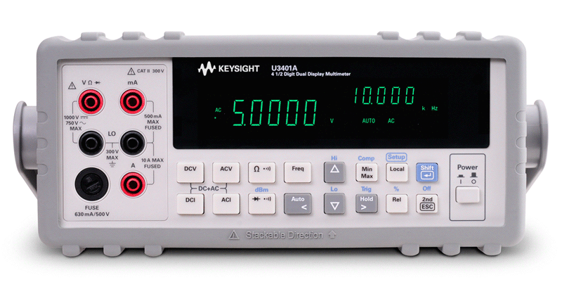 U3401A Digital Multimeter, 4½ Digit Dual Display [Discontinued] | Keysight