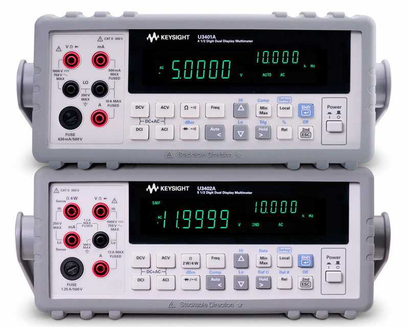 U3401A Digital Multimeter, 4½ Digit Dual Display [Discontinued] | Keysight