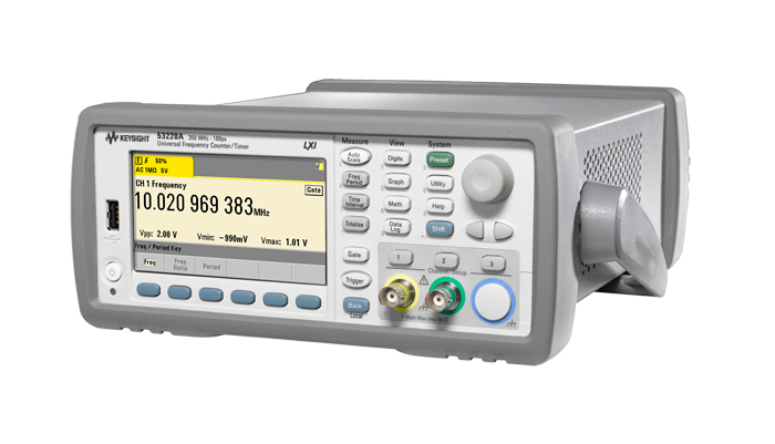 53220A 350 MHzユニバーサル周波数カウンタ／タイマ、12桁/s、100 ps | Keysight