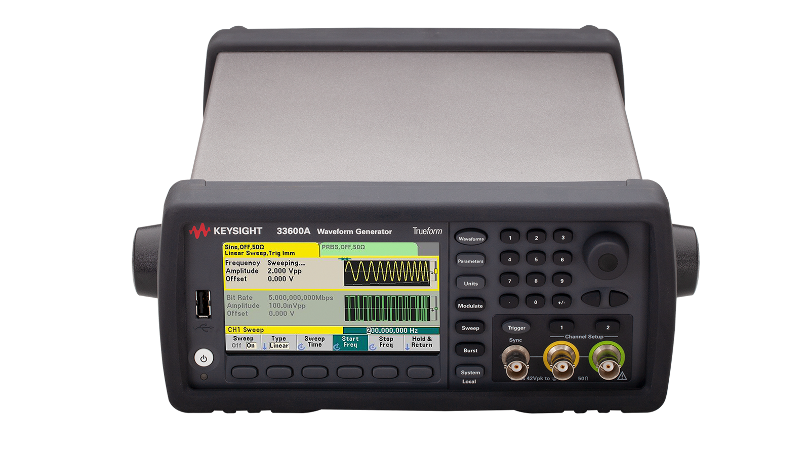 33612A 波形產生器，80 MHz，2 通道 | Keysight