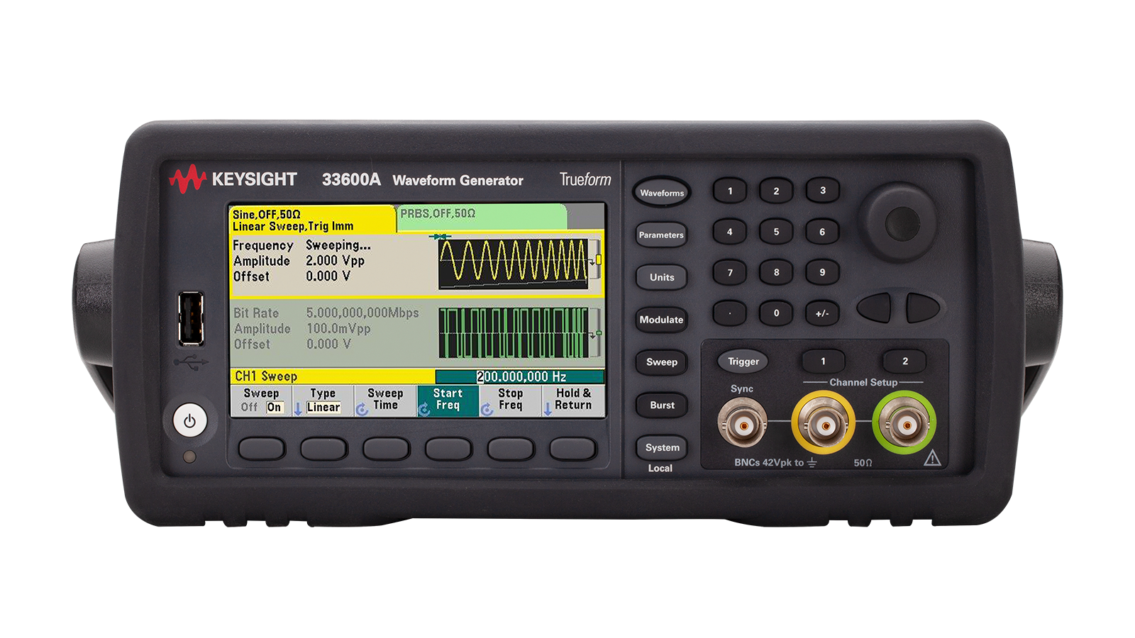33622A Waveform Generator, 120 MHz, 2 Channel | Keysight