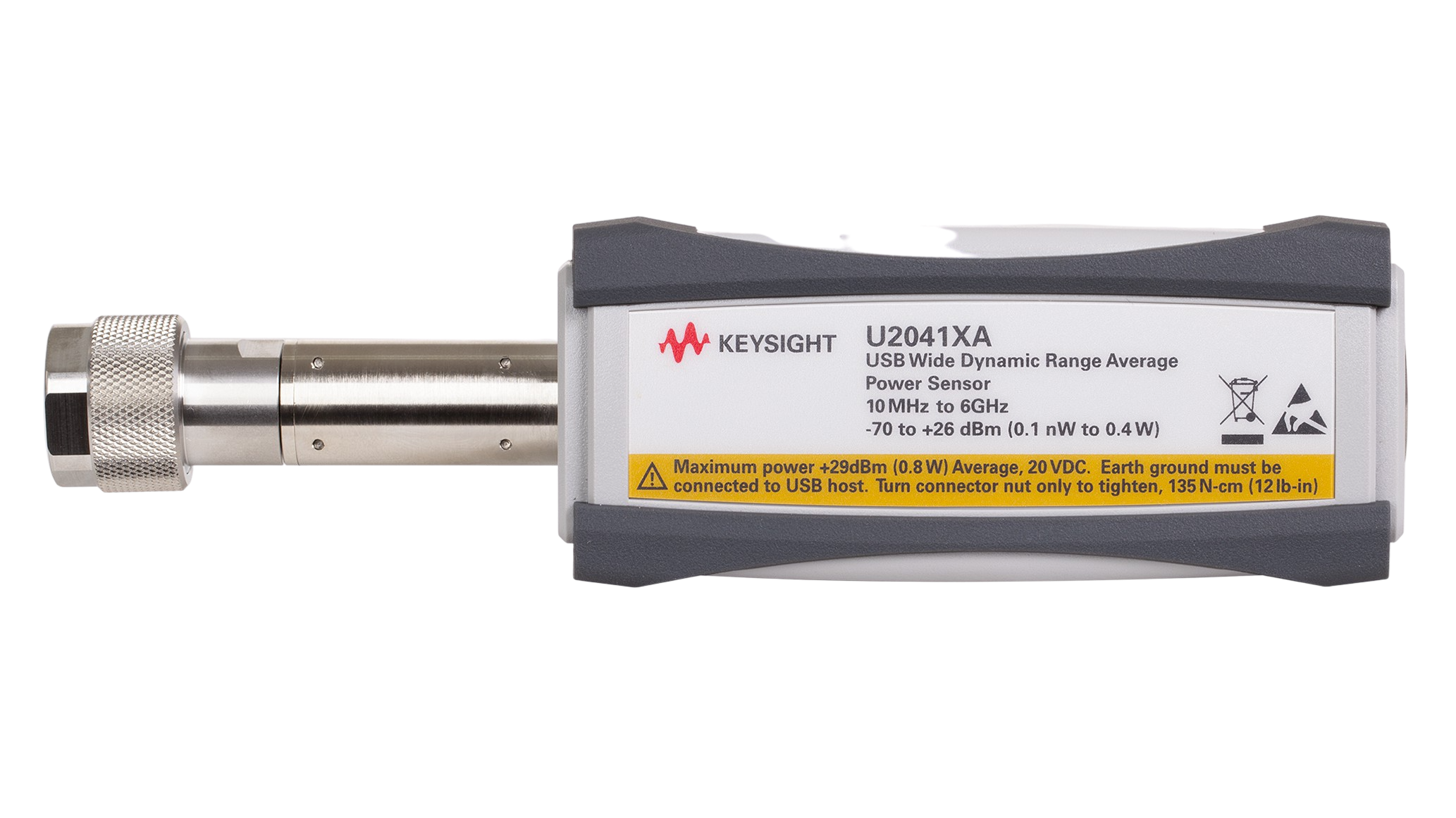 U2041XA 10 MHz to 6 GHz USB Wide Dynamic Range Average Power Sensor | Keysight