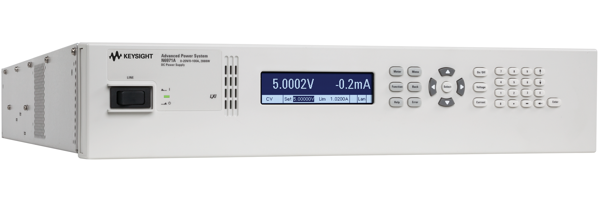 N6971A Advanced Power System - DC Power Supply, 20 V, 100 A, 2000 W ...