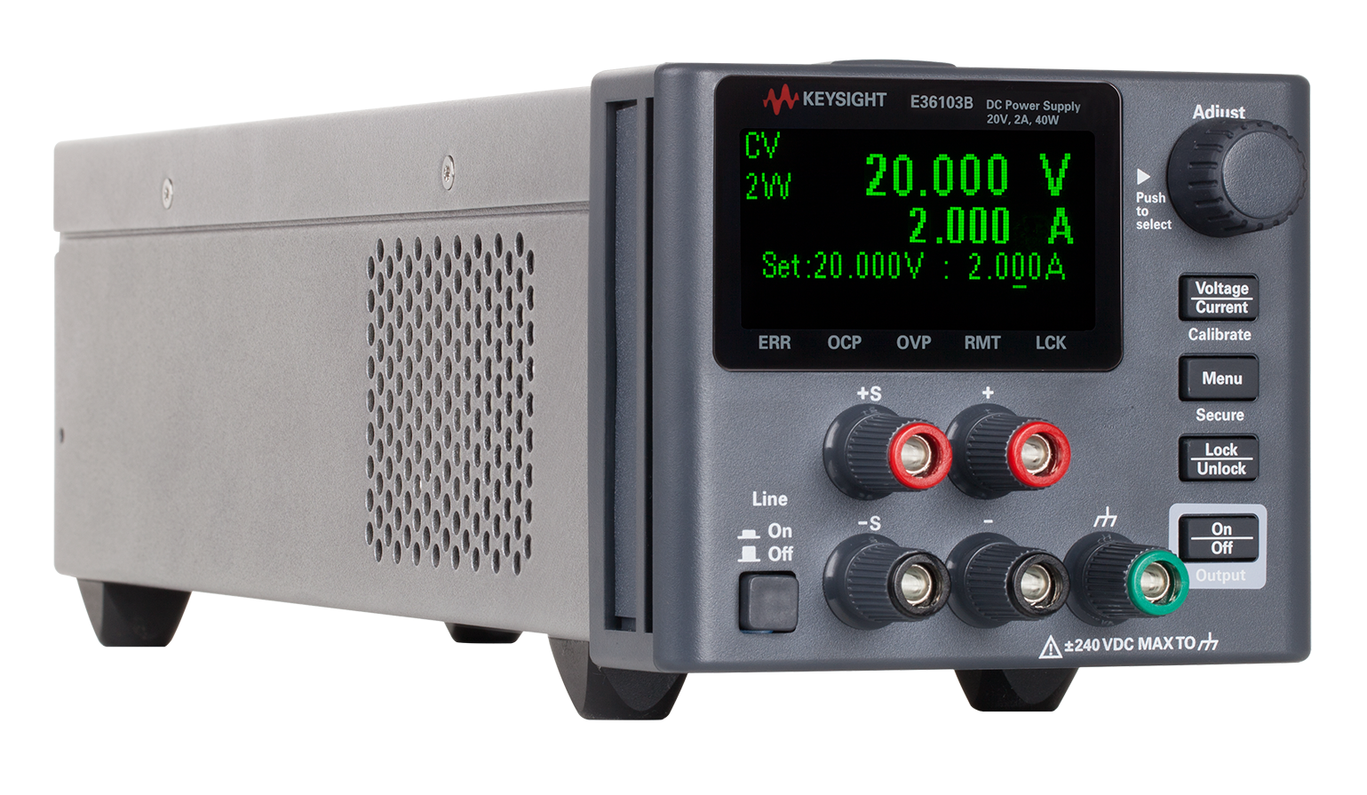 E36103B DC Power Supply, 20 V, 2 A, 40 W | Keysight