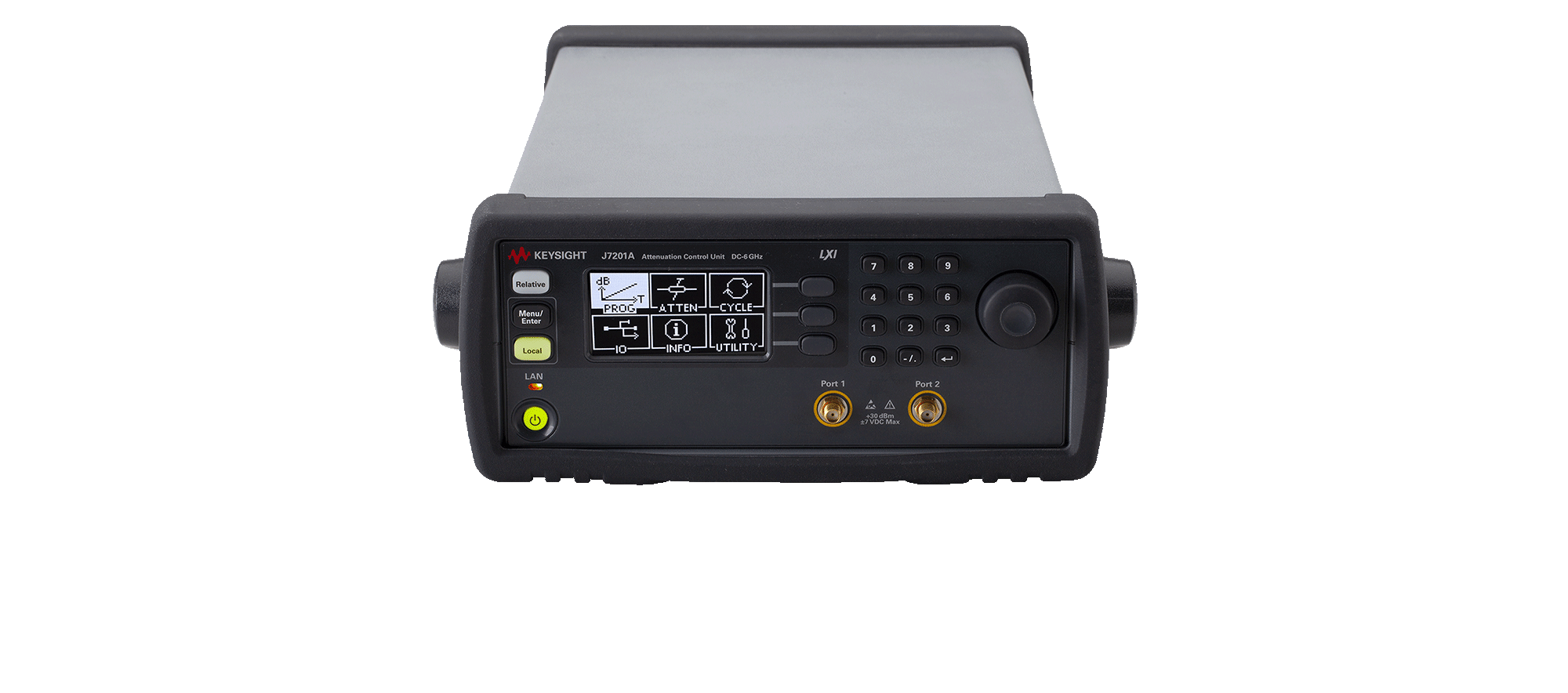 J7201A Attenuation Control Unit, DC to 6 GHz, 0 to 121 dB, 1 dB steps | Keysight