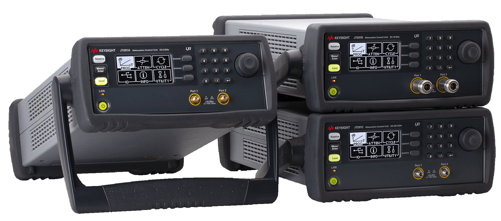 J7201A Attenuation Control Unit, DC to 6 GHz, 0 to 121 dB, 1-dB Steps | Keysight