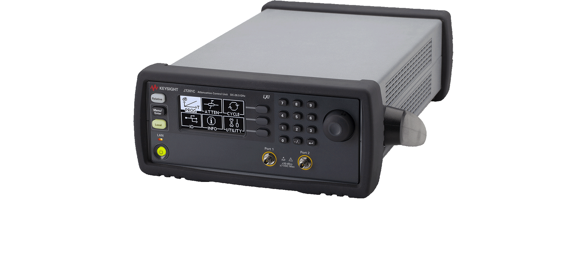 J7201C Attenuation Control Unit, DC to 26.5 GHz, 0 to 101 dB, 1-dB Steps | Keysight
