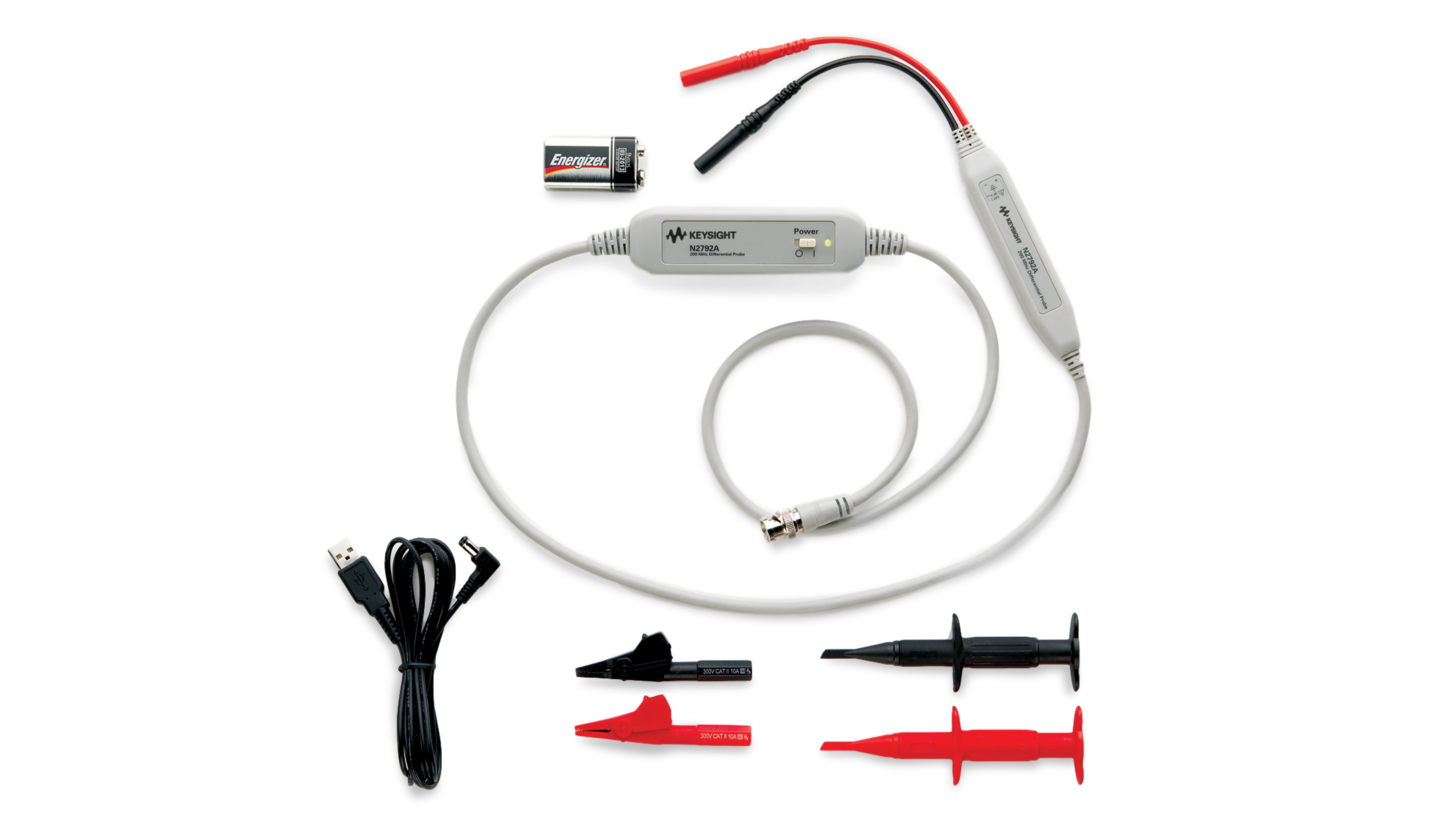 N2792A Differential Probe, 10:1, 200 MHz [Discontinued] | Keysight