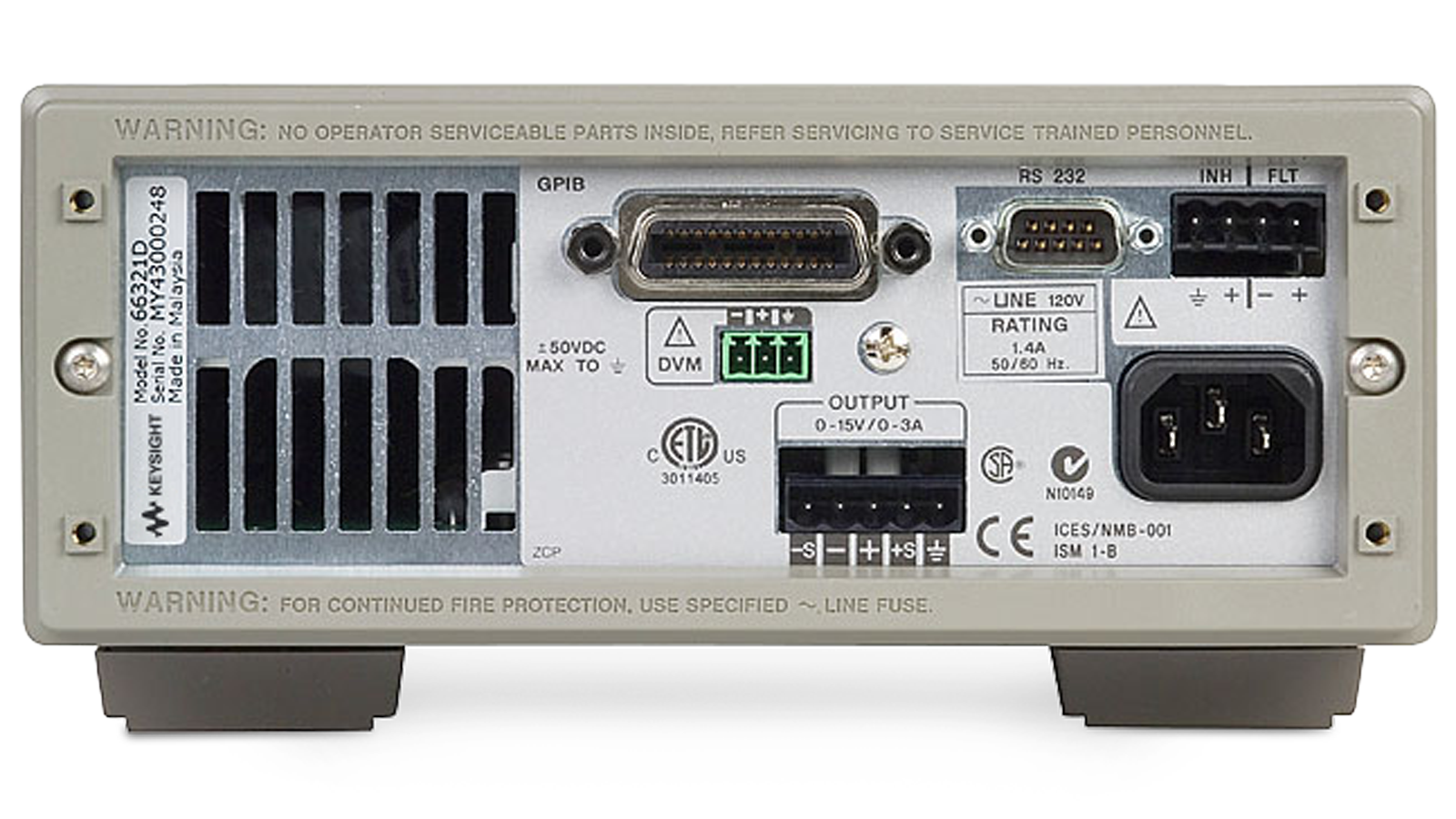 66321D Mobile Comm DC Source with Battery Emulation, DVM | Keysight