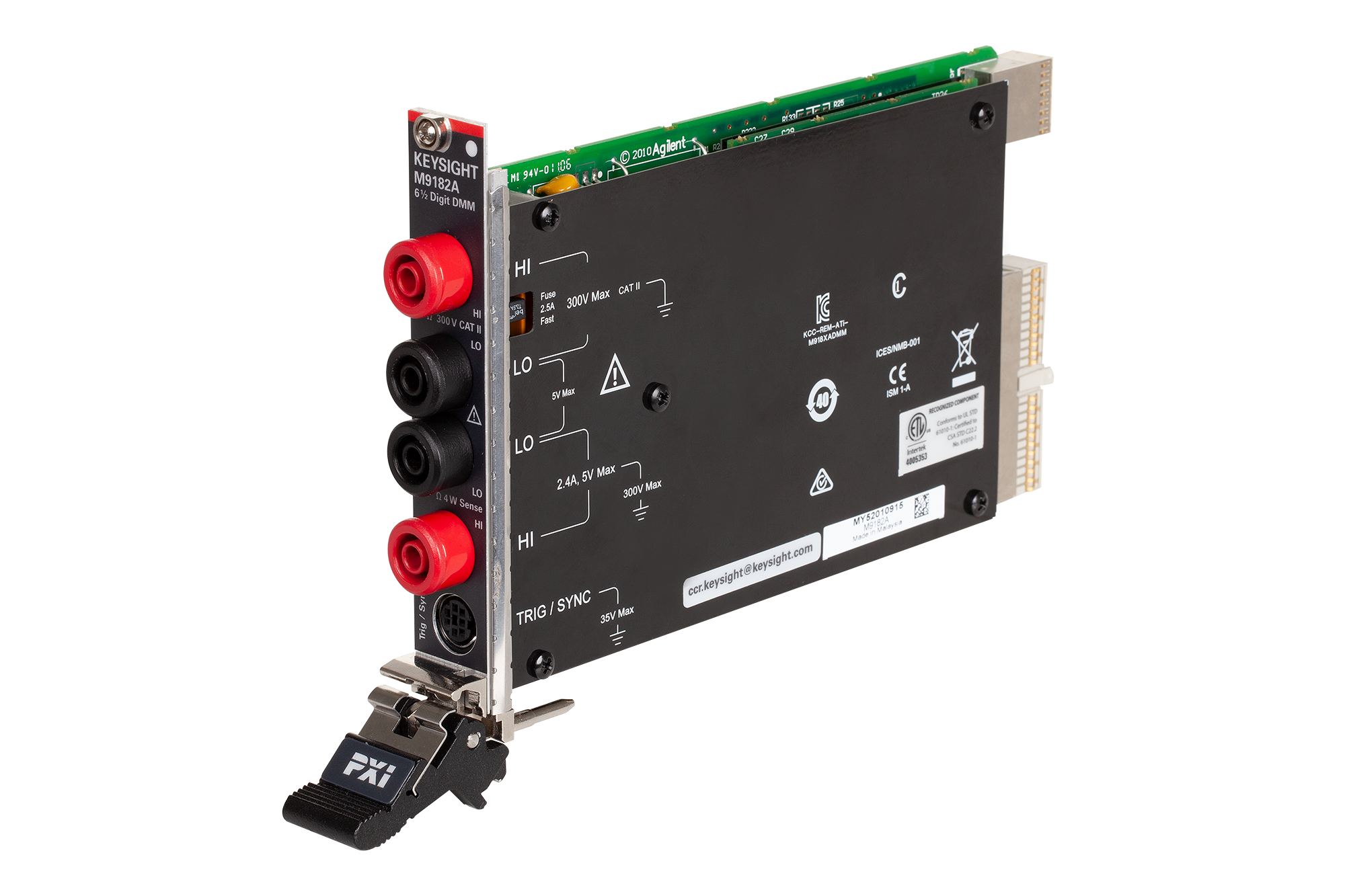 PXI Digital Multimeters, 61/2 Digit, High Performance (M9182A, M9183A ...