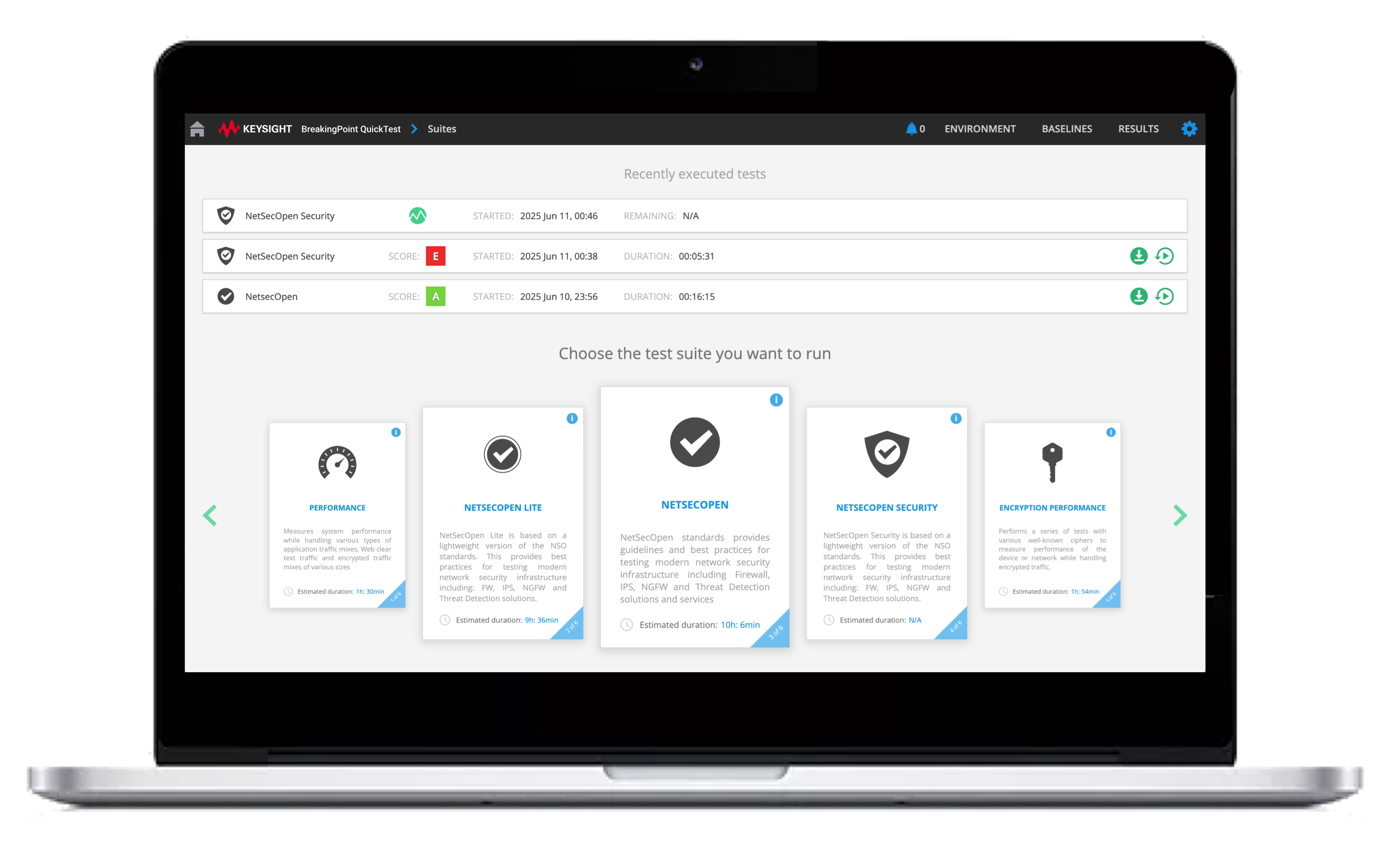 BreakingPoint QuickTest | Keysight