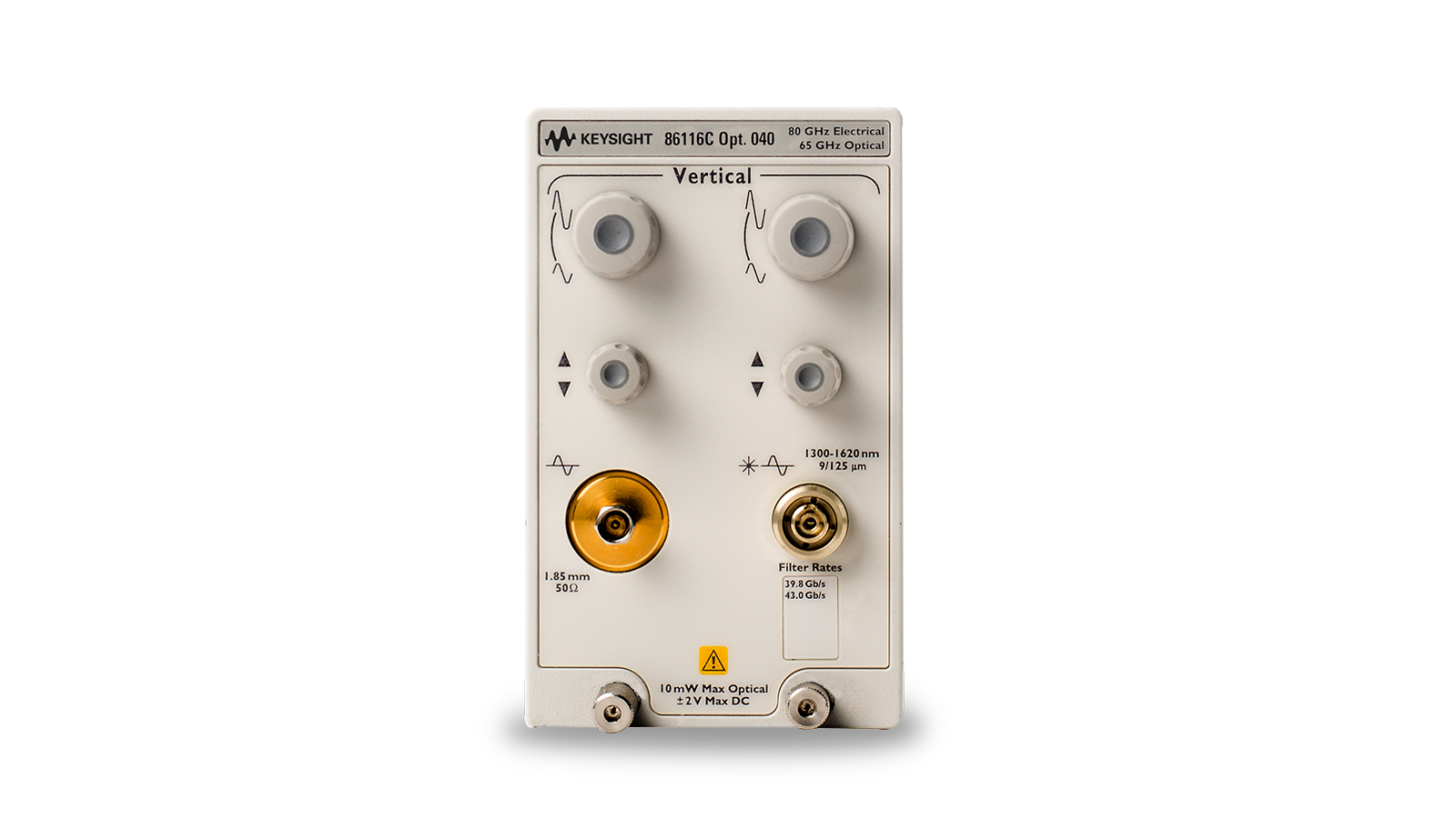 86116C 40 To 65 GHz Optical And 80 GHz Electrical Plug-In Module ...