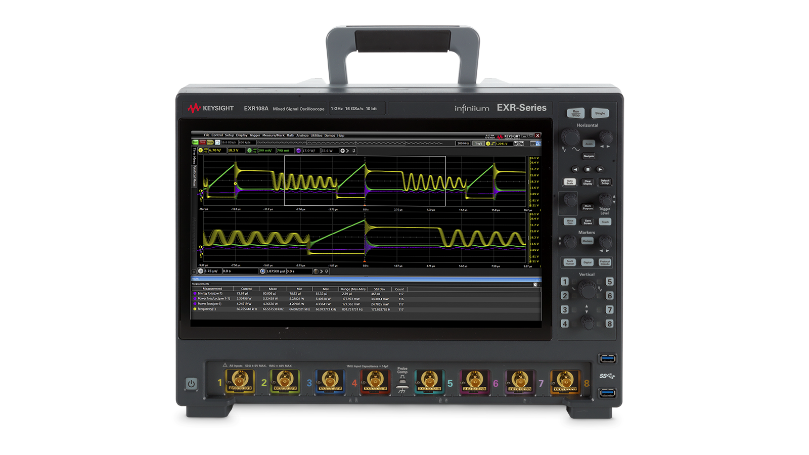 EXR108A Infiniium EXR-Series Oscilloscope: 1 GHz, 8 Channels | Keysight