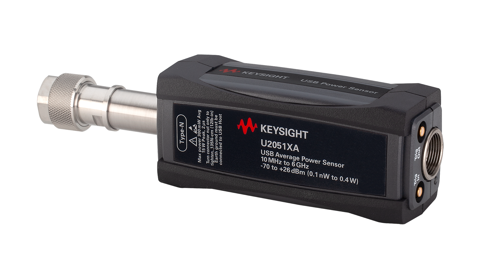 U2051XA 10 MHz to 6 GHz USB Wide Dynamic Range Average Power Sensor ...