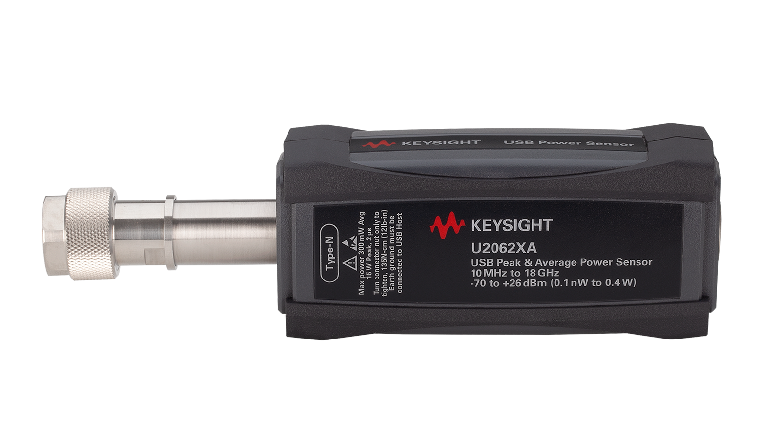 10 MHz to 18 GHz USB Wide Dynamic Range Average & Peak Power Sensor | Keysight