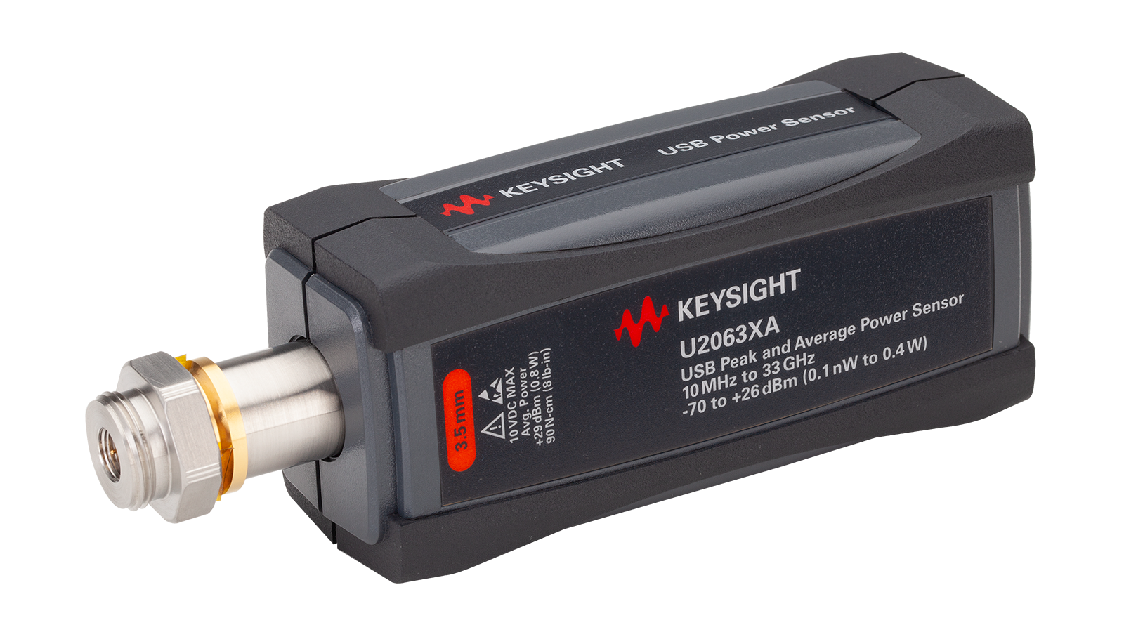 U2053XA 10 MHz to 33 GHz USB Wide Dynamic Range Average Power Sensor ...