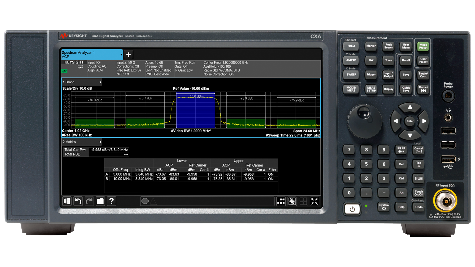 N9000B CXA 信號分析儀，9 kHz 至 26.5 GHz | Keysight