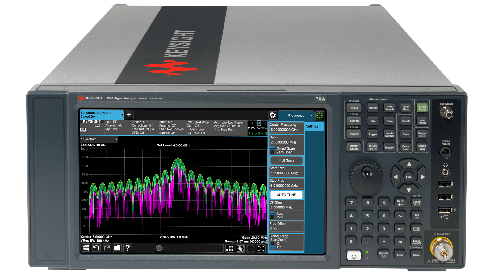 N9030B PXA Signal Analyzer, 2 Hz to 50 GHz | Keysight