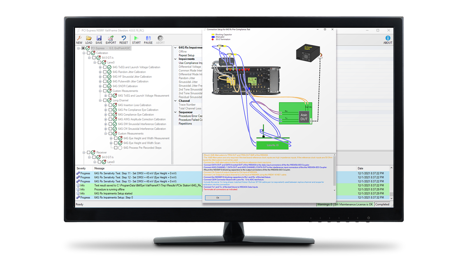 PCI Express 6 Base Specification Receiver Test Automation | Keysight