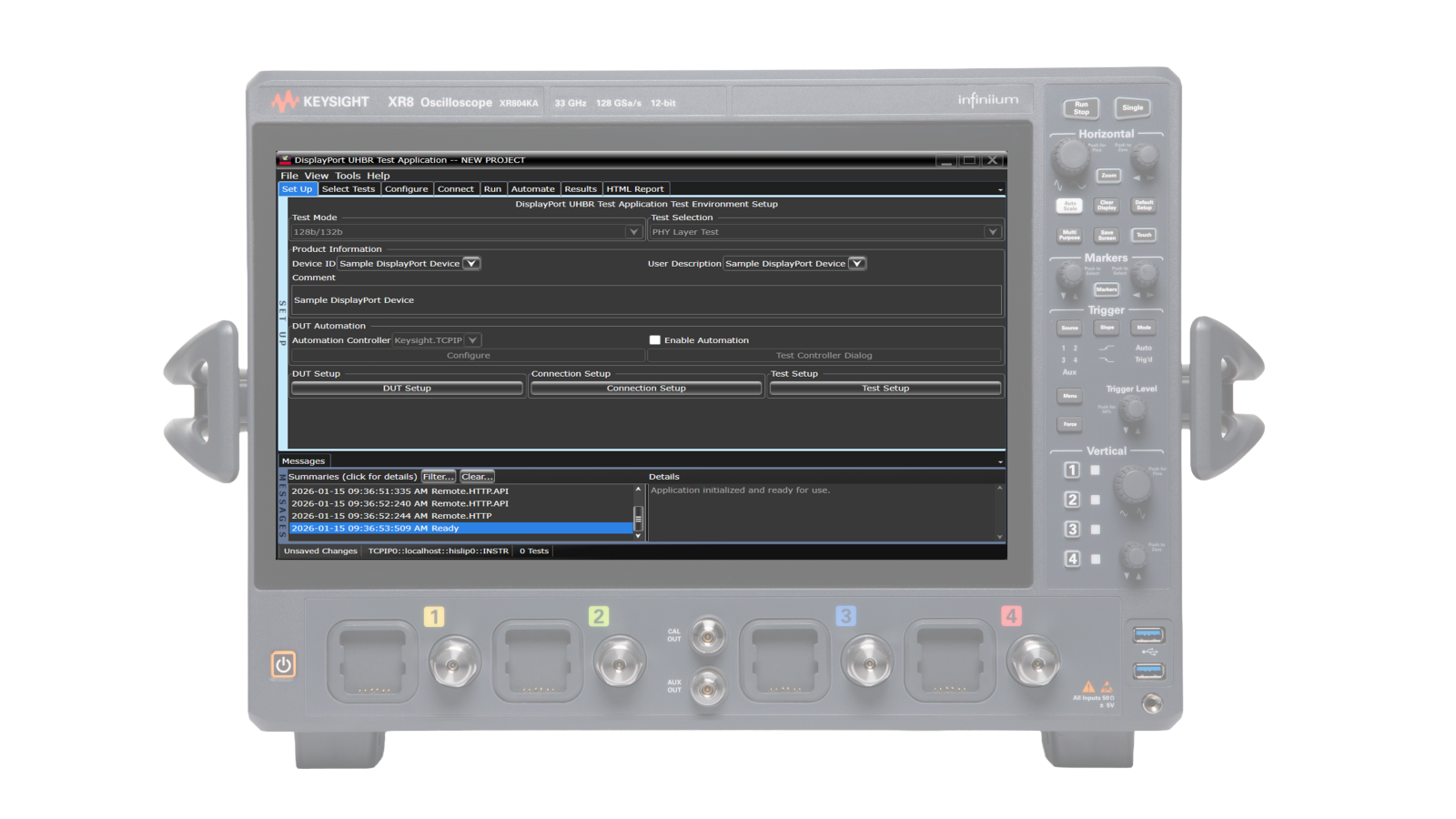 D9342DPPC DisplayPort UHBR Transmitter Compliance Test Software | Keysight