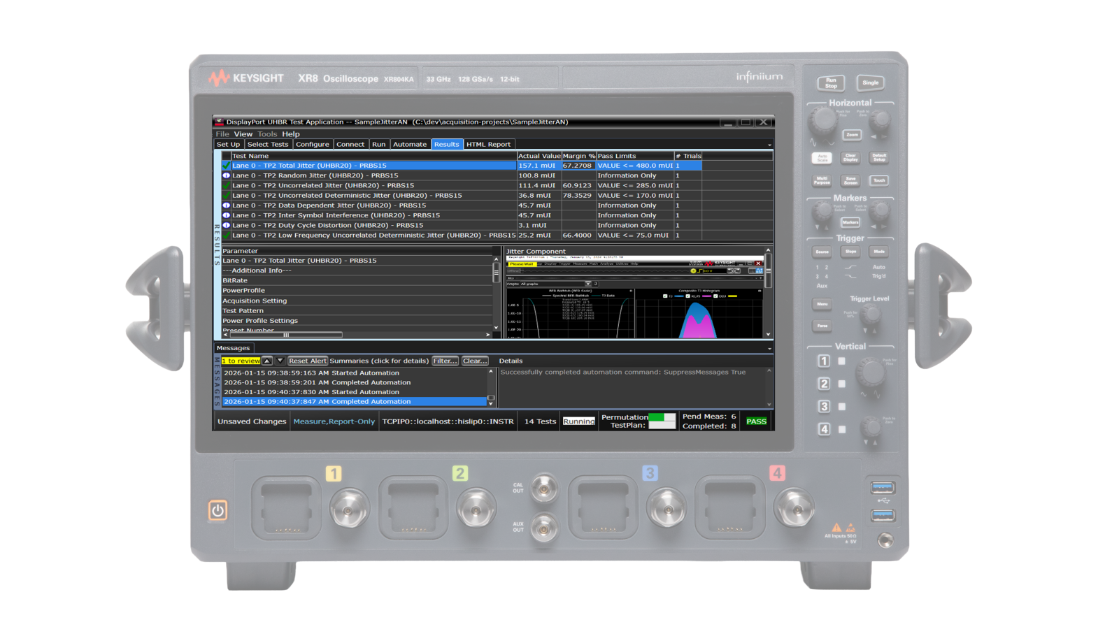 D9342DPPC DisplayPort UHBR Transmitter Compliance Test Software | Keysight