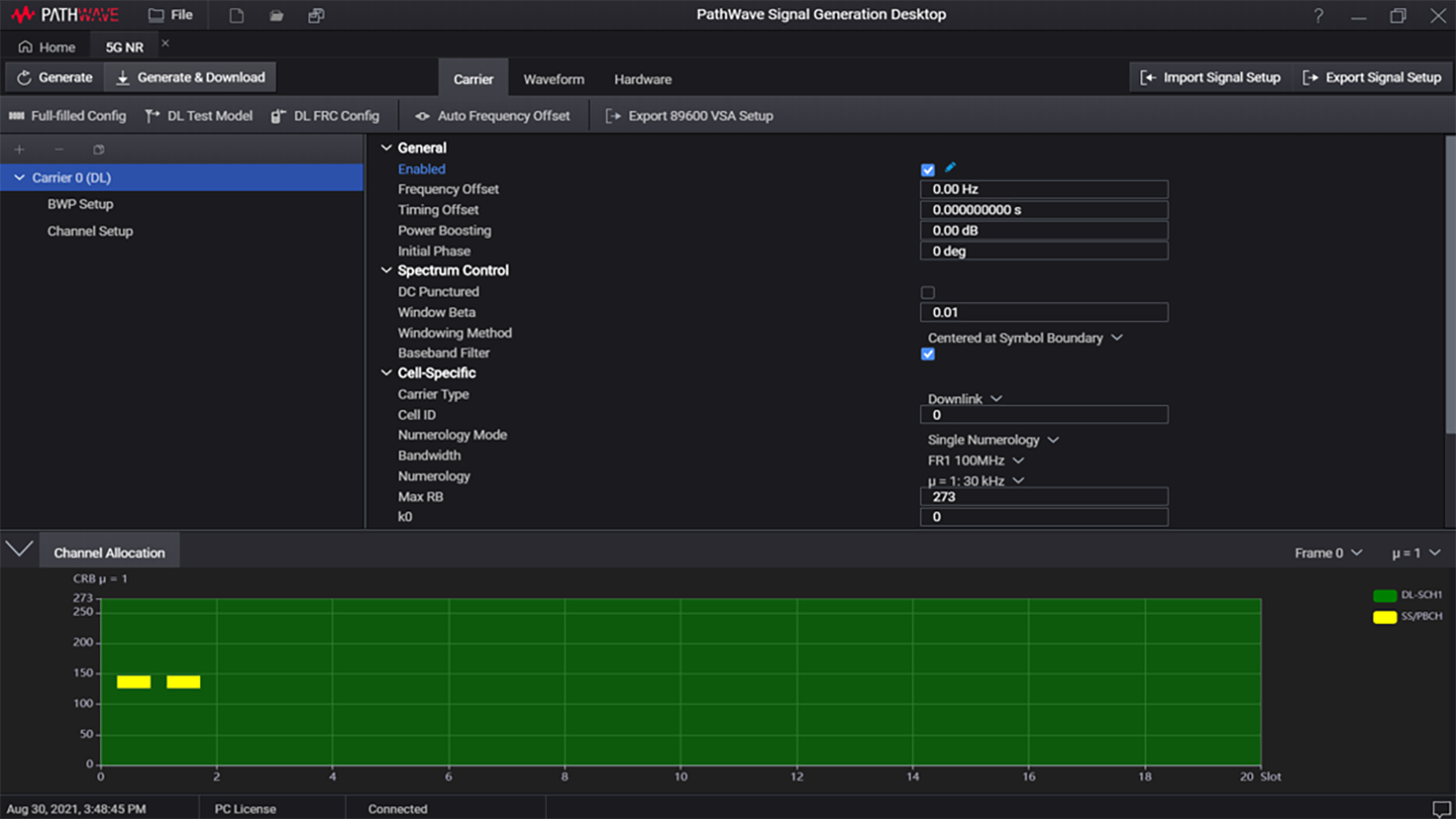 N7631APPC/E7631APPC PathWave Signal Generation for 5G NR/5G-Advanced, Embedded Application ...