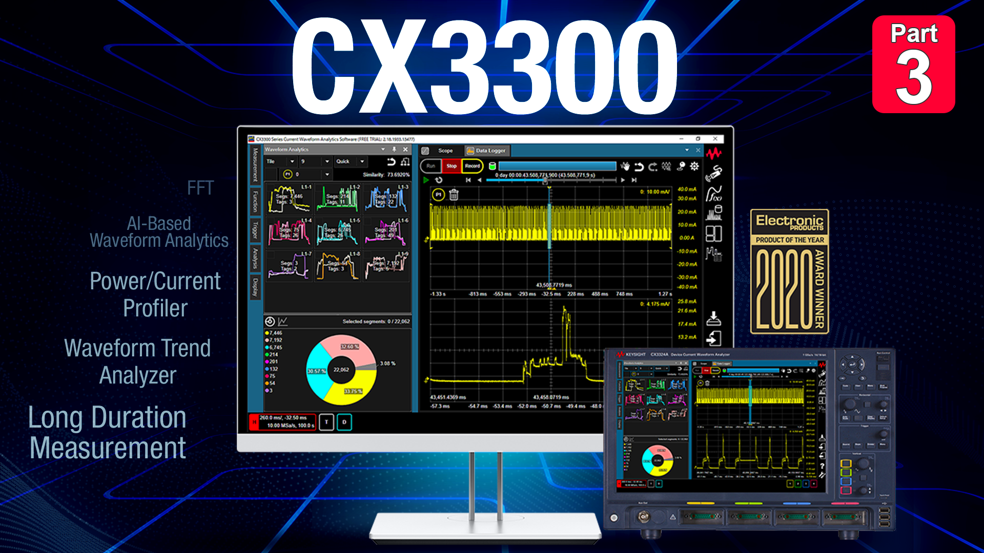CX3300APPC Current Waveform Analytics Software | Keysight