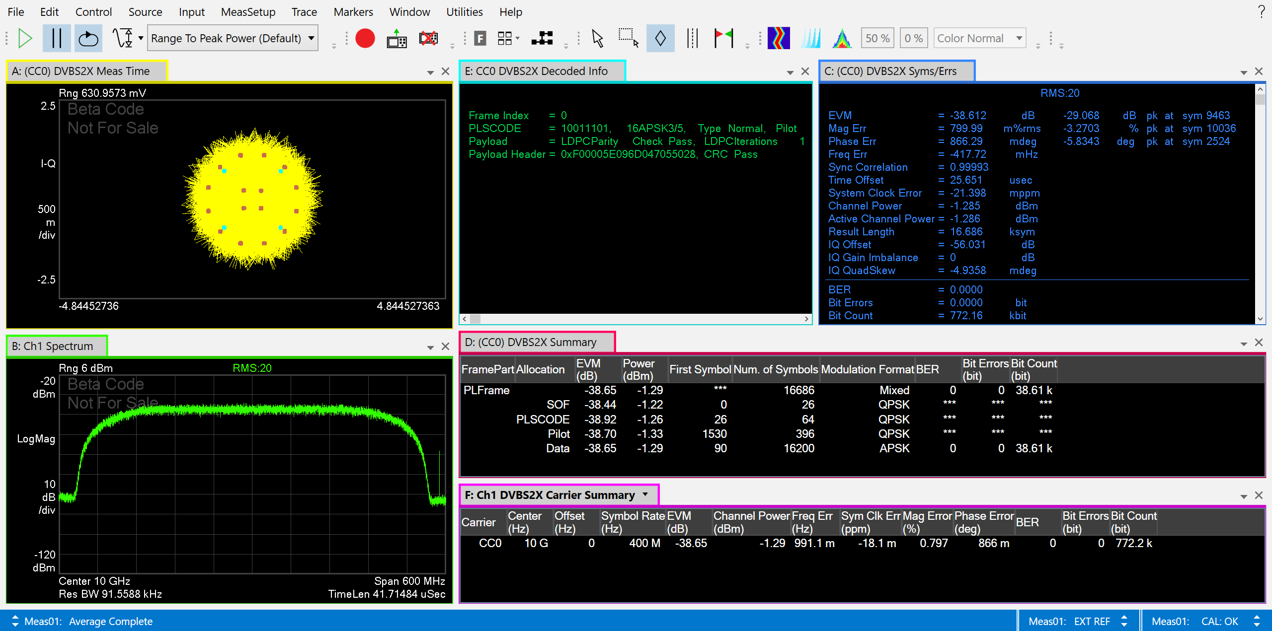 DVB-S2/S2X Modulation Analysis 89600 VSA Software PDF Asset Page | Keysight
