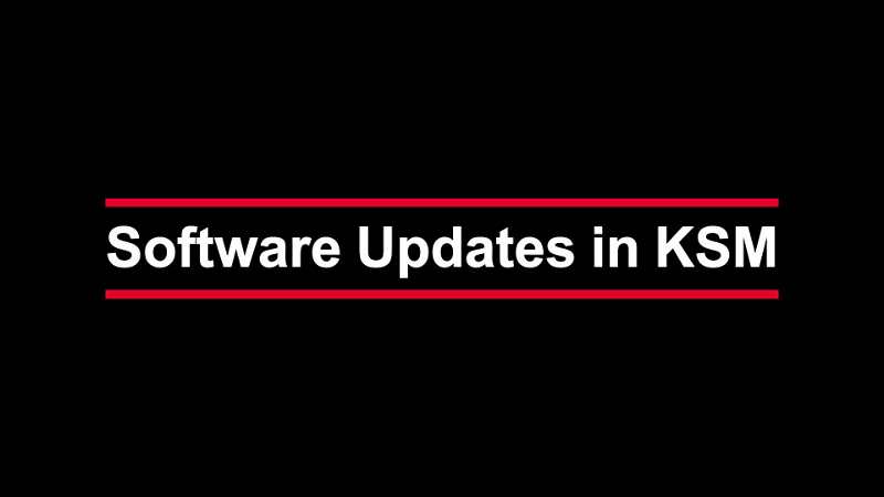 Software Updates on KSM | Keysight