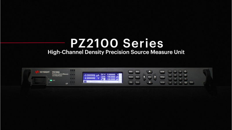 PZ2100 Series High-Channel Density Precision SMU | Keysight