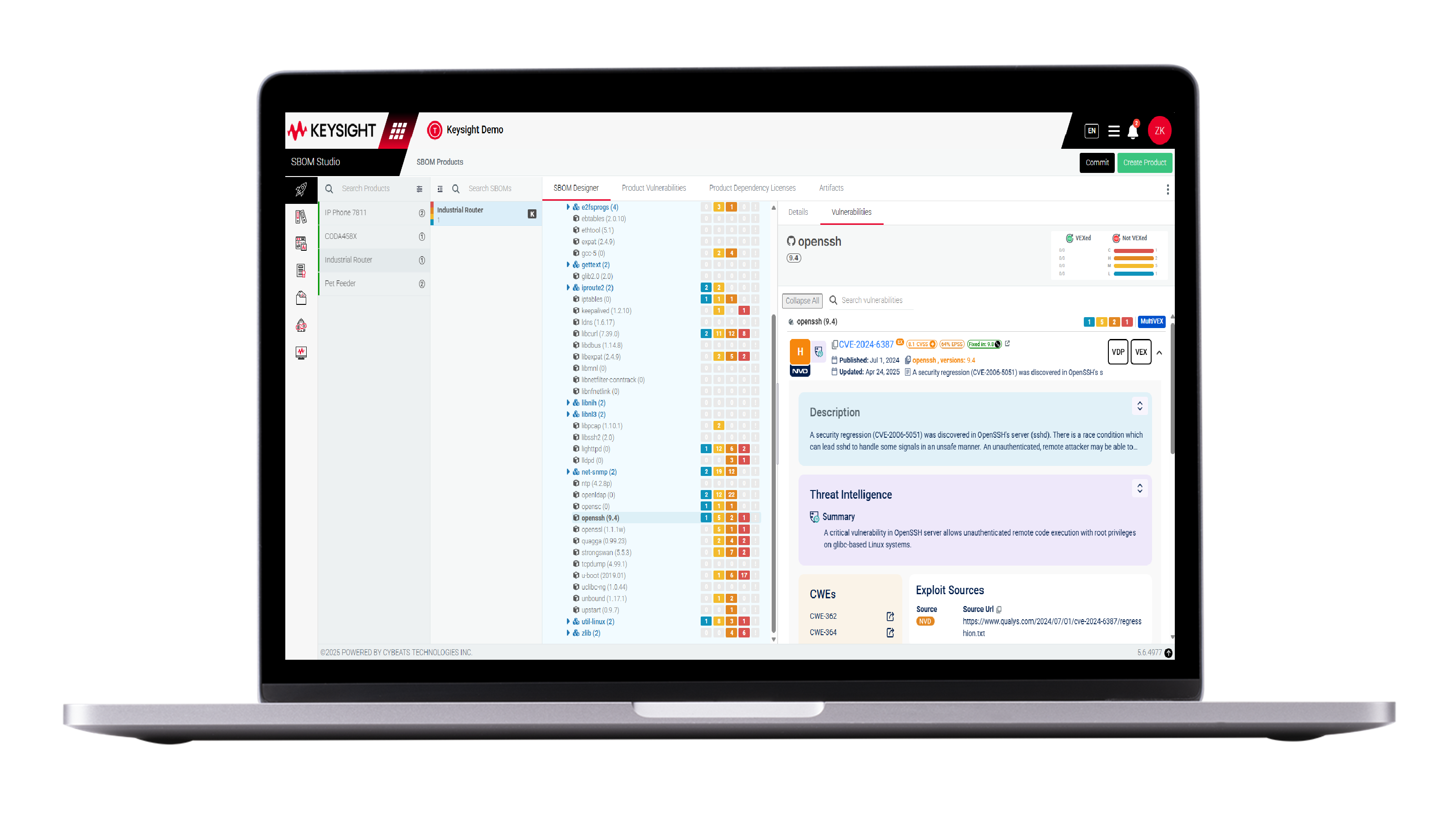 SBOM Manager | Keysight