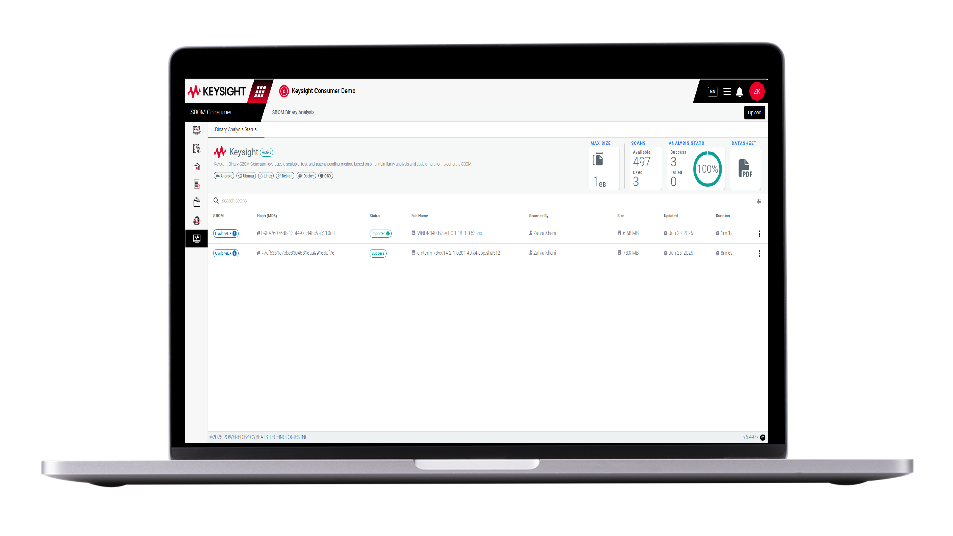 SBOM Manager | Keysight