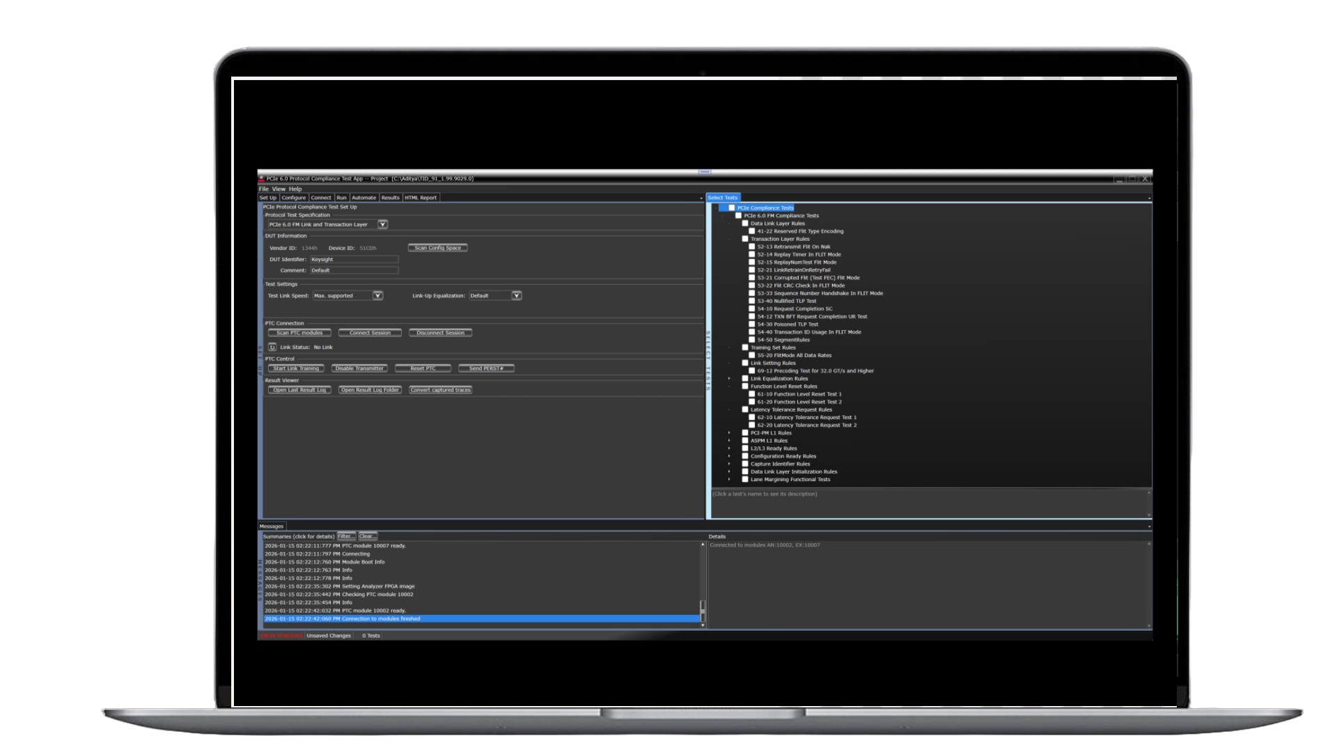 P5578CTSA PCI Express 6 Protocol Compliance Test Application | Keysight