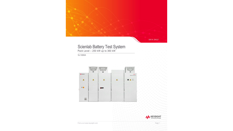 EP1150A PathWave Lab Operations 電池測試軟體 | Keysight