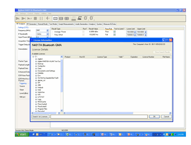 How do I install the license for my Graphical Measurement Application ...